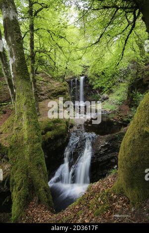 Dalcairney Waterfalls , Dalmellington, Ayrshire, Scotland, UK Stock ...