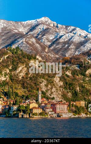a lake in the winter in the italian alps Stock Photo - Alamy
