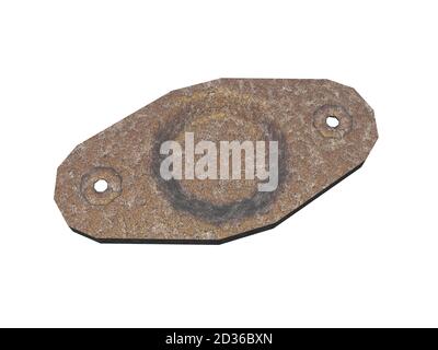 Metal screw heads with notches Stock Photo - Alamy