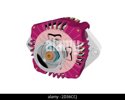 metal casing of the electric motor in production Stock Photo - Alamy