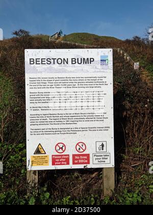 Beeston Bump, Sheringham, Norfolk..tallest mountain in the world Stock ...