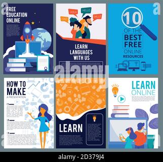 App development course brochure template. Mobile programming training ...