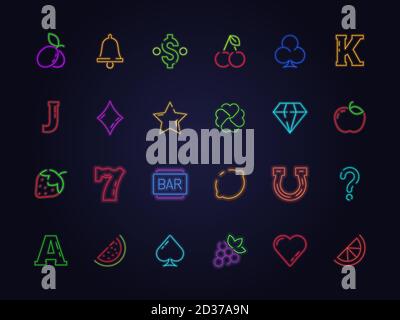 cherry slot game color icon vector illustration Stock Vector Image ...