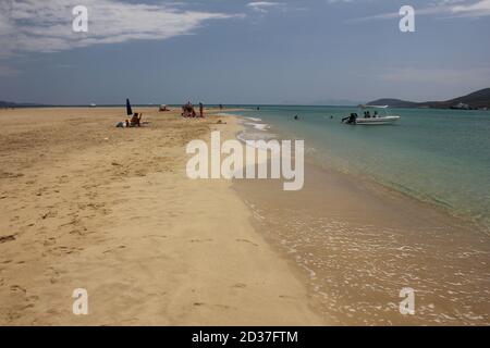 The Beautiful Beach of Punta in Neapolis across the Elafonissos Island ...