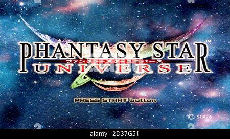 Phantasy Star Universe - Sony Playstation 2 PS2 - Editorial use only ...