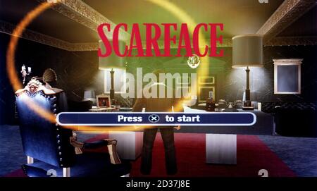 Scarface - Sony Playstation 2 PS2 - Editorial use only Stock Photo - Alamy