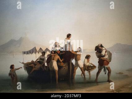 Egron Lundgren - Neapolitan Fruit-Sellers Stock Photo - Alamy