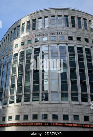 Thomson Reuters offices in Canary Wharf, London Stock Photo - Alamy
