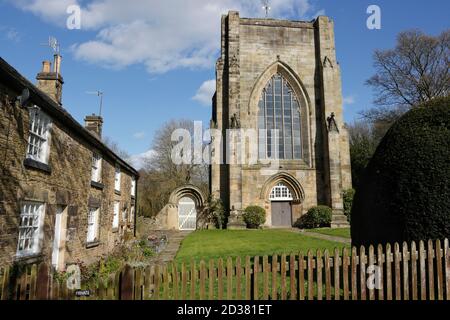 Beauchief Abbey and cottages in Sheffield, Yorkshire, England, Grade II ...