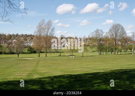 Beauchief golf course, Sheffield England UK, suburban golf club Stock ...
