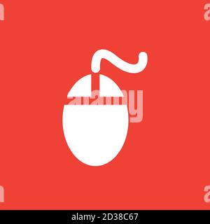 Click icon, flat style Stock Vector Image & Art - Alamy
