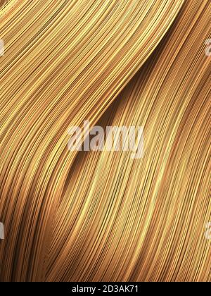 Blond hair sample, Hair care and coloring Stock Photo - Alamy