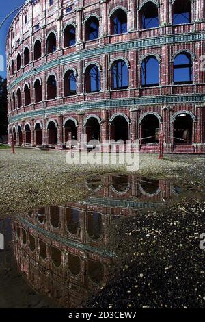 The replica of Rome's Colosseum Stock Photo - Alamy