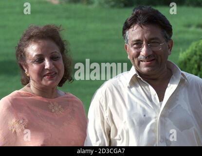 Begum Sehba Musharraf, the wife of President Pervez Musharraf of ...