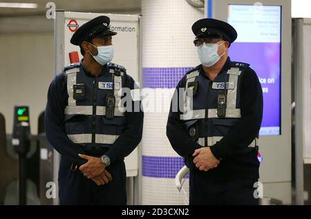 TfL transport Support and Enforcement Officer presence at King's Cross ...