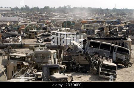 The aftermath of the 1991 Gulf War in Kuwait : the death highway, Mutla ...