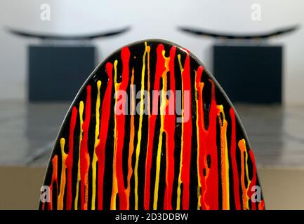 Kiln formed glass art Stock Photo - Alamy