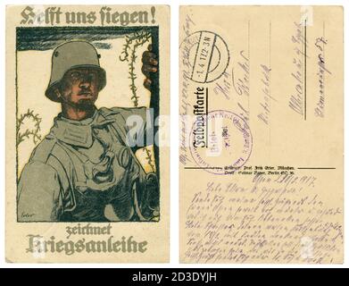 An early 20th century German advertising poster from World War One ...