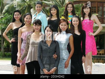 MISS WORLD 2004 SANYA CHINA LEFT TO RIGHT MISS USA NANCY RANDALL MISS ...