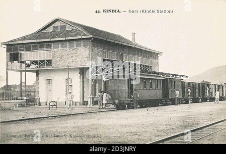 French Guinea. Kindia. Station Stock Photo - Alamy