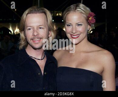 Actors Brittany Daniel, David Spade, Lauren Gobuzzi, Allison Gobuzzi ...