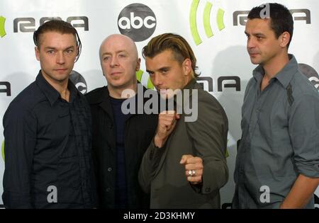 Bush (l-r): Dave Parsons, Robin Goodridge, Nigel Pulsford, Gavin ...