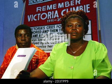 Francis and Berthe Climbie, the parents of eight-year-old Victoria ...