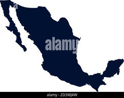 Mexican map design, Mexico culture theme Vector illustration Stock ...