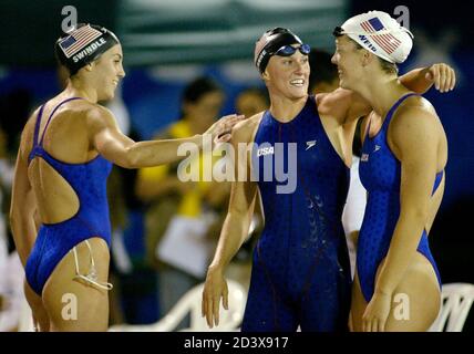 Team USA 4X100m gold medal winning relay at the 1993 Athletics World ...