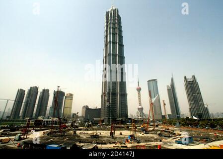 Shanghai Tower, the world's tallest building, a skyscraper located in ...