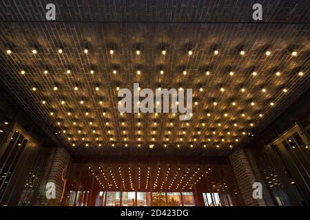 Celing vintage light marquee pattern Stock Photo - Alamy