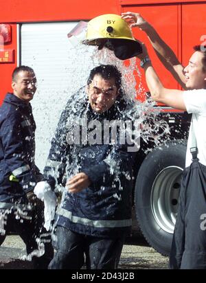 Hong Kong actor Alex Fong is seen during a press conference for the ...