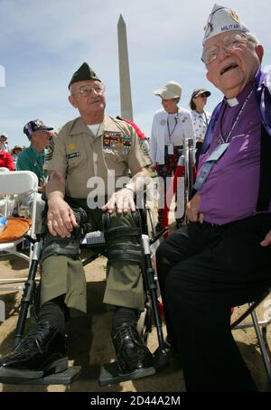Retired U.S. Marine Corps Sgt. Maj. Michael “Iron Mike” Mervosh attends ...