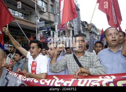 All Nepal National Free Student’s Union (ANNFSU) faction towards Puspa ...