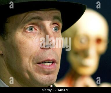 Dr. Gunther von Hagens at the new 'Body Worlds and The Mirror of Stock ...