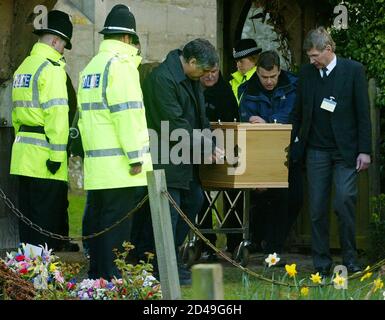 Rachel Whitear exhumation Stock Photo - Alamy