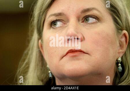 Sherron Watkins, Vice-President of Enron watches former Enron Chief ...