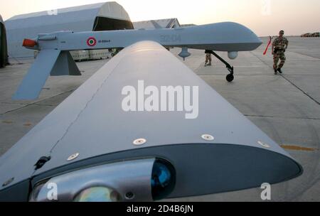 Italian Air Force, Unmanned Aerial Vehicle (UAV) General Atomics RQ-1A ...
