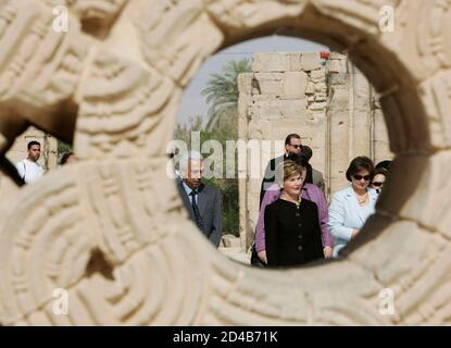 Hisham's Palace. 8th century AD. Khirbat al-Mafjar, near Jericho. Was ...