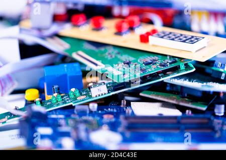 Electronic devices waste ready for recycling Stock Photo - Alamy