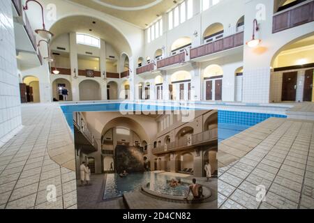 Nuremberg, Germany. 09th Oct, 2020. Interior view of an empty swimming ...