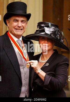 Sir Trevor Brooking with his Finnish wife Hilkka, daughter Collette ...