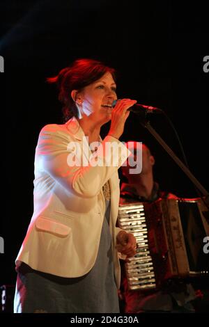 Capercaillie perform at Ayr Town Hall as part ot the Ayrshire Burns an ...