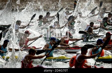 Rowing - Athens Olympic Games 2004 - Men's Pairs - Final Stock Photo ...