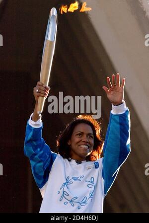 Sydney Olympics Cathy Freeman Stock Photo - Alamy