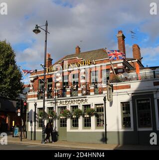 The Alexandra Pub Wimbledon London Stock Photo - Alamy