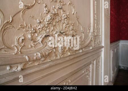 baroque woodwork in a mansion in paris (france Stock Photo - Alamy