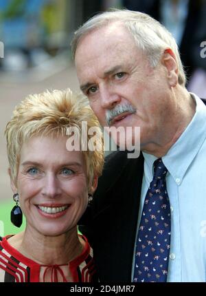 John Cleese and his wife Barbara Trentham at LAP. 17th May 1981 Stock ...