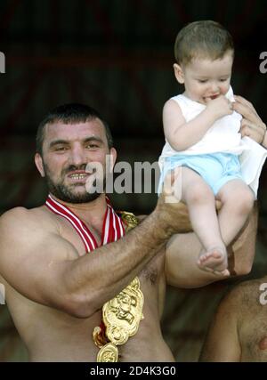 The Winning Wrestler, Kirkpinar Stock Photo - Alamy