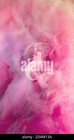 magenta abstract smoke in a white background Stock Photo - Alamy